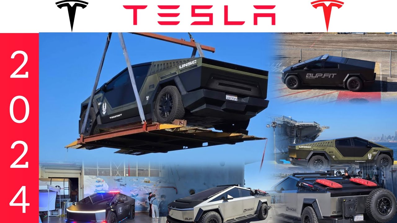 Tesla Cybertruck 2024 Best Modifications | Cybertruck Wrap , Police Car ...
