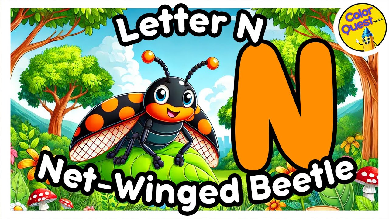 AWESOME Letter N Song! ABC Insects Alphabet for Kids! LEARN English for ...