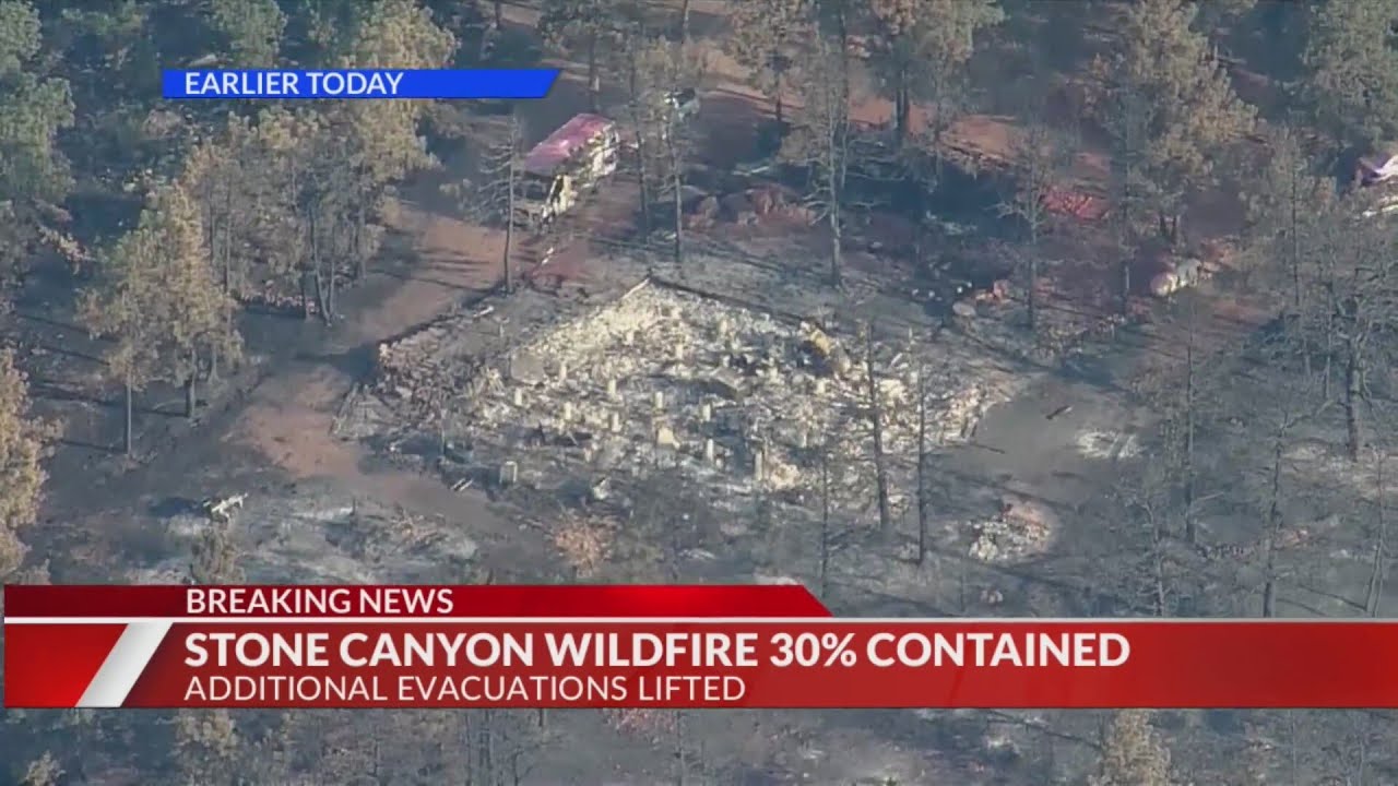 Stone Canyon Fire: More evacuations lifted on Friday - YouTube