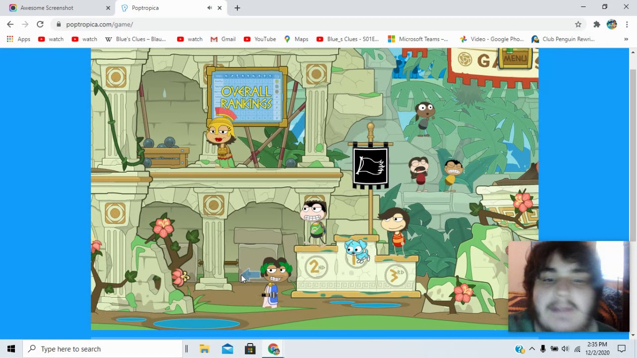 Poptropica Poptropolis Games Island Walkthrough - YouTube