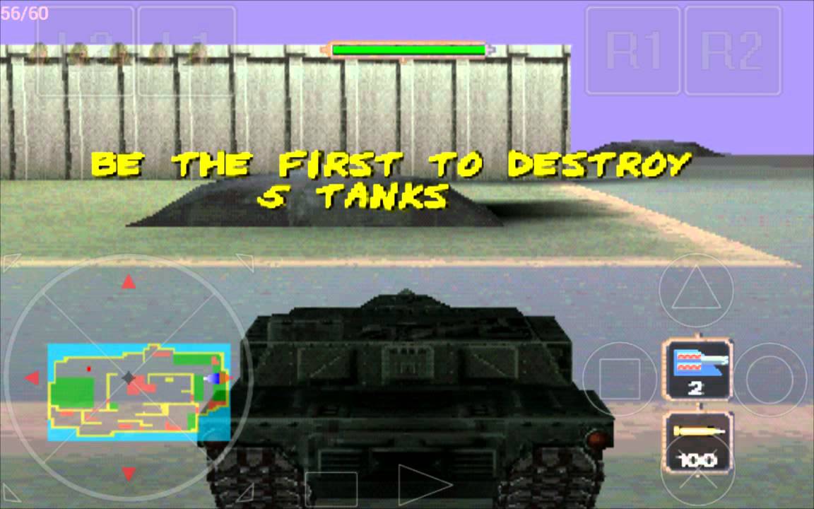 Battletanx Global Assault PS1 Gameplay on android - YouTube