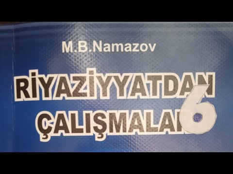 Tənlik qurmaqla məsələ həlli N :1-10.namazov çalışmalar 6 ci sınıf.
