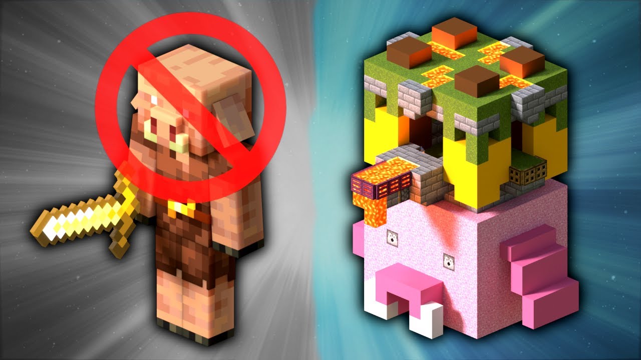 Minecraft: How to Build a Piglin Proof House - YouTube