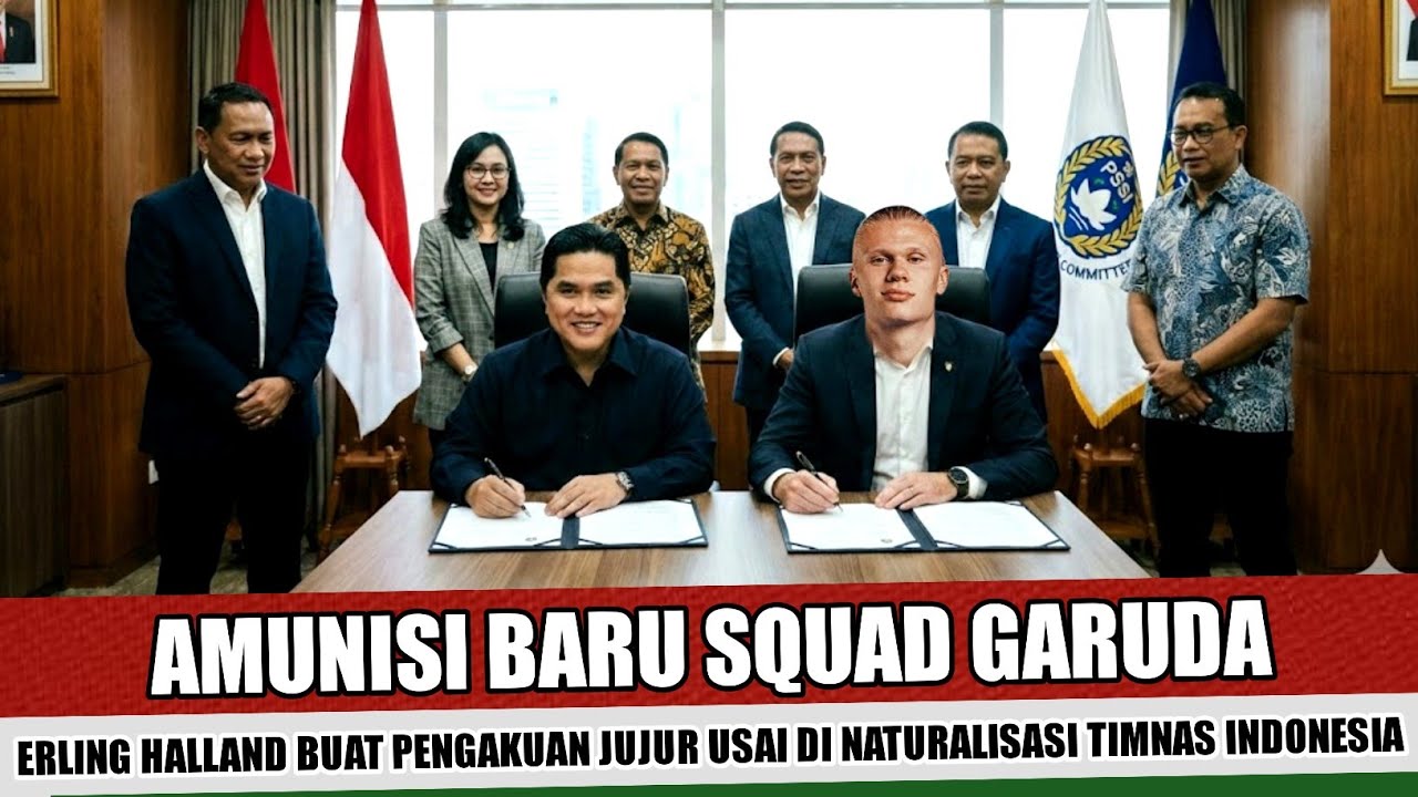 RESMI PINDAH NEGARA~ERLING HALLAND UNGKAP KE PUBLIK TANAH AIR USAI ...