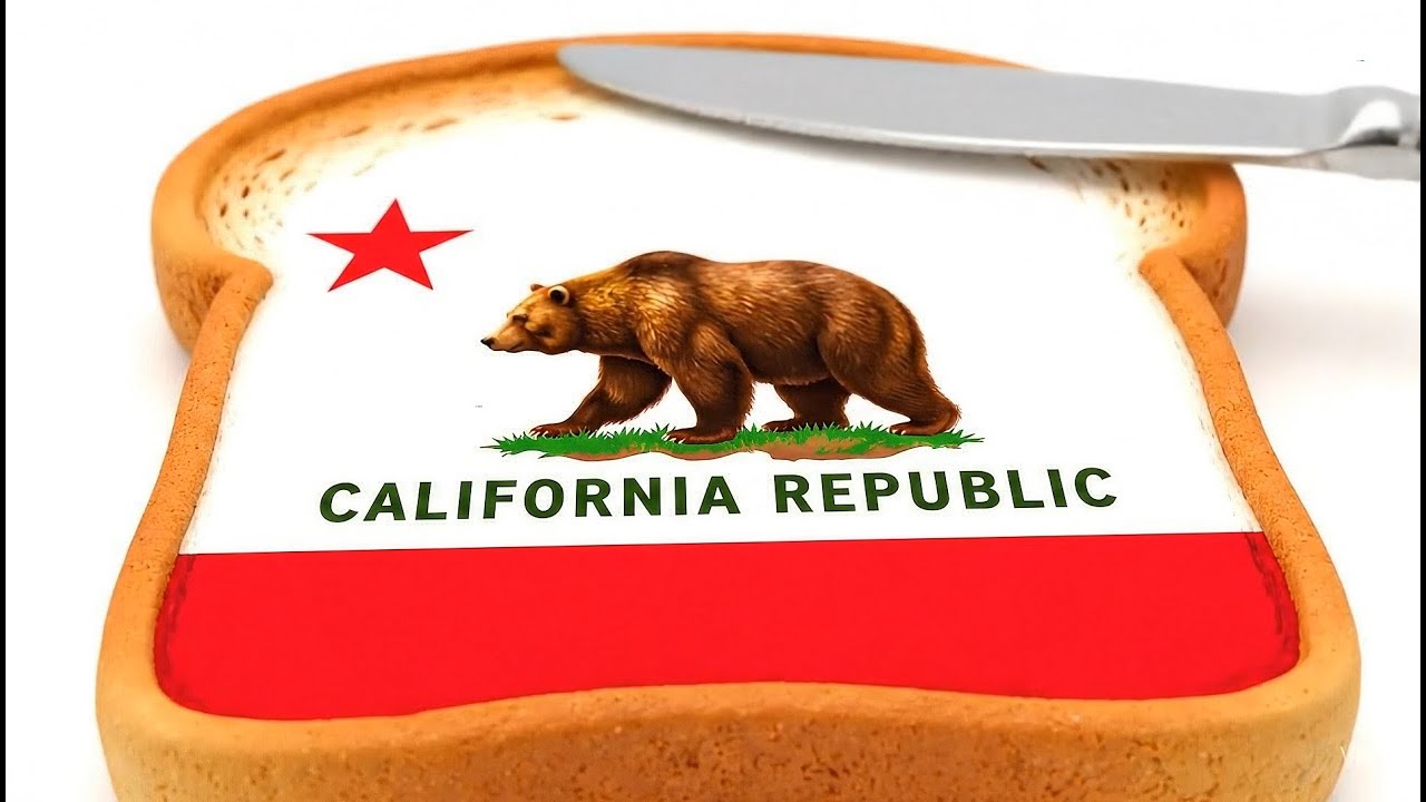 US State Flags on Toast 🇺🇸 | Oddly satisfying ASMR Animation - YouTube