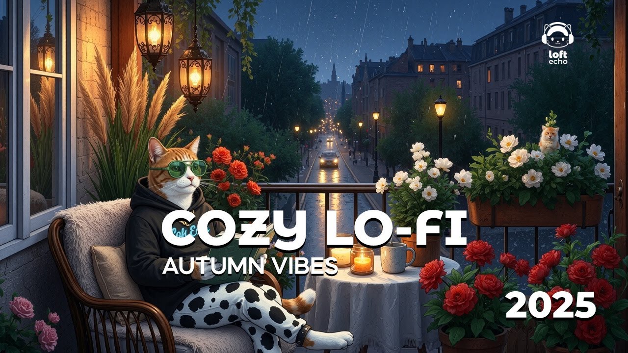 Cozy Autumn Loft Echo Lo-fi 🍂 Music for a Rainy Day 2025 - YouTube