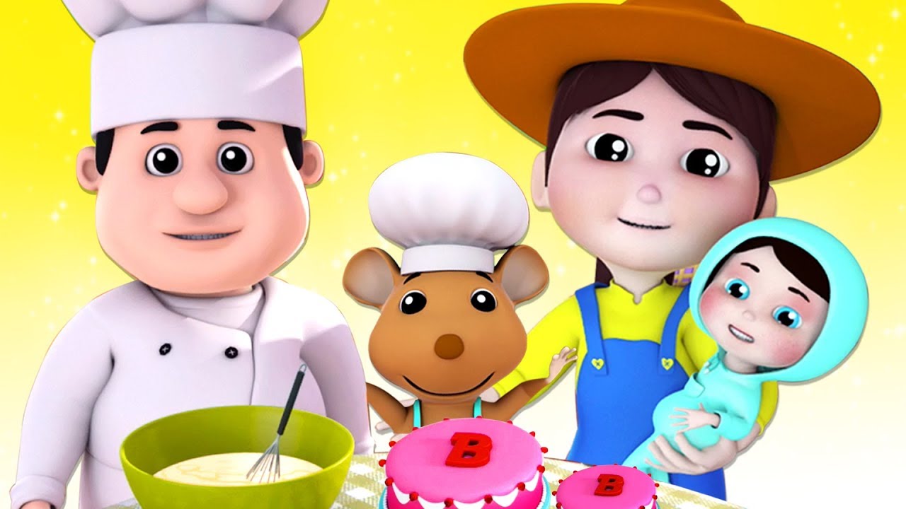 Pat A Cake | Baby Songs & Nursery Rhymes | Kids Cartoon Videos - YouTube