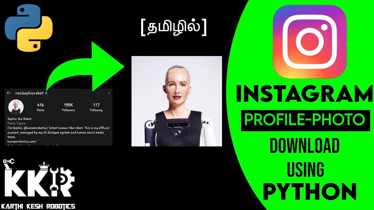 Download Instagram Profile Photo Using Python In Tamilinstahackstamilprogramming