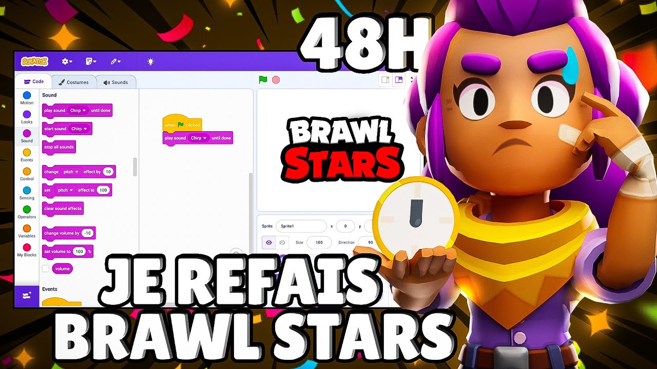JE RECRÉÉ BRAWL STARS SUR SCRATCH EN MOINS DE 48H 🔥 - YouTube