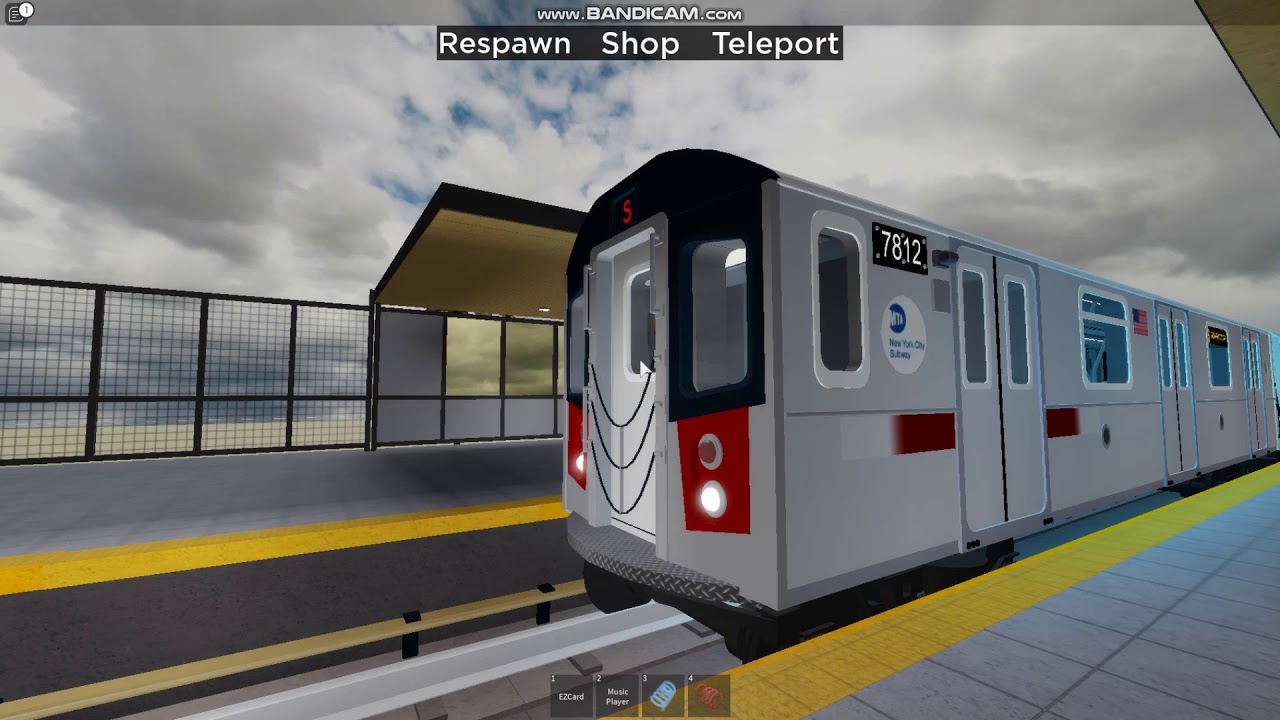 Roblox: Subway Testing Fan Edition | Bombardier R142 (S) Train Leaving ...