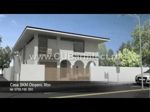 Proiecte case CUB Architecture | Proiect casa SKM Otopeni - YouTube