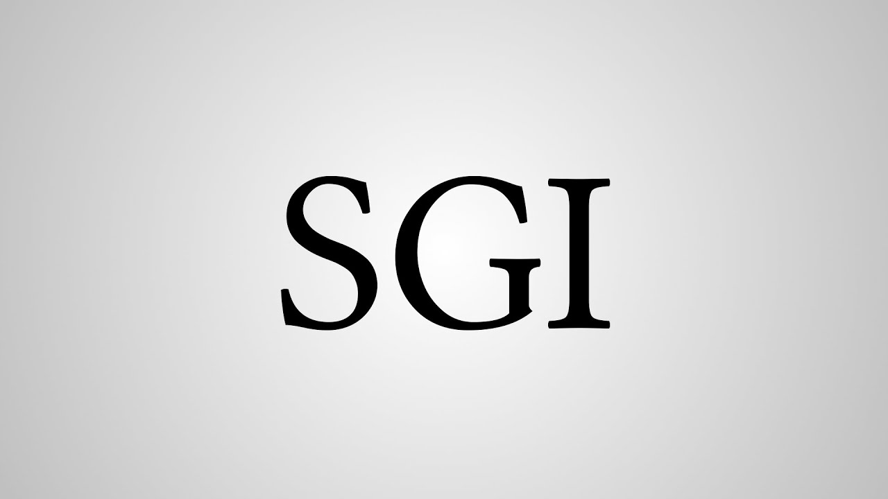 What Does "SGI" Stand For? - YouTube