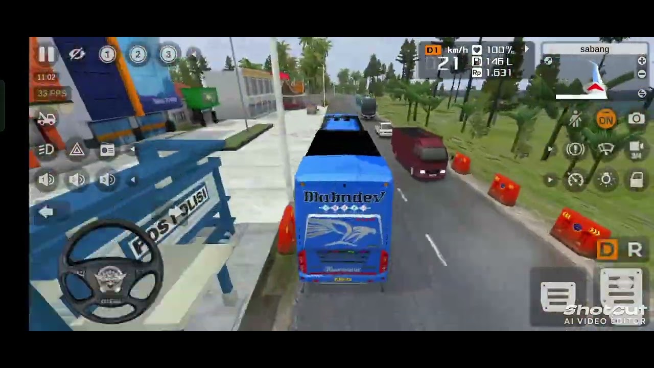 Brand New tata bs6 bus. Mahadev travels Bus. #bussimulatorindonesia. - YouTube