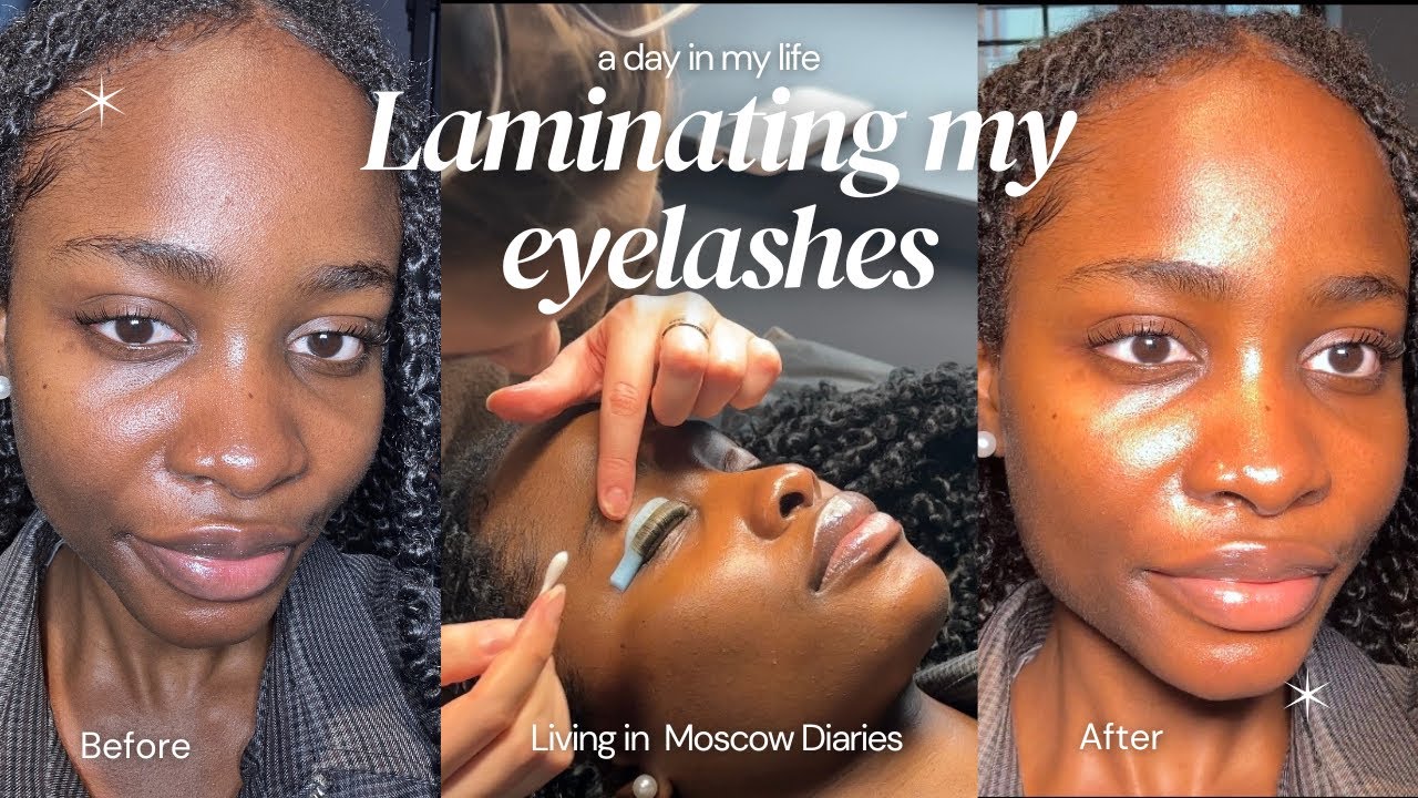 Getting my lashes laminated for FREE in Moscow Russia| Living in Moscow Diaries - YouTube