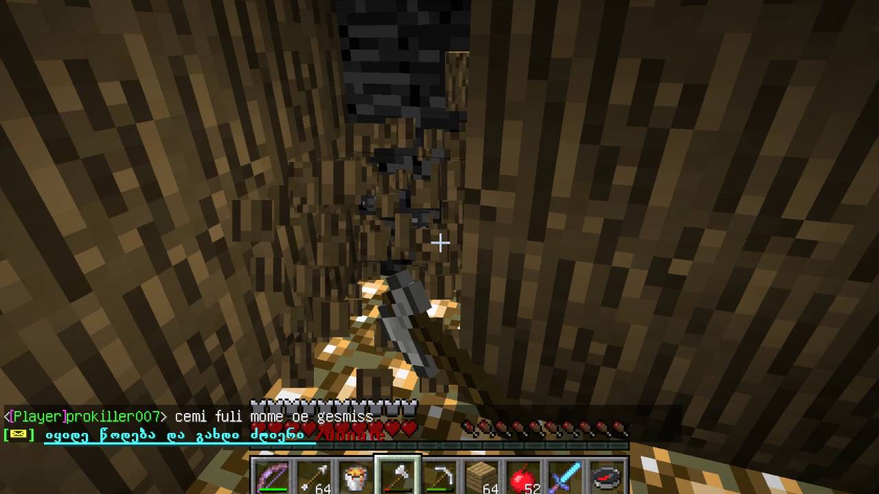 Minecraft ქართულად NikaTMG სერვერზე - YouTube