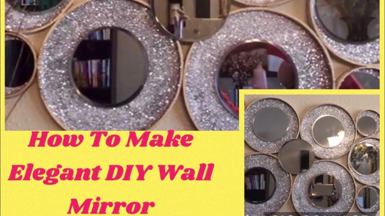 Elegant Glam DIY Dollar Tree Wall Mirror Decor - YouTube