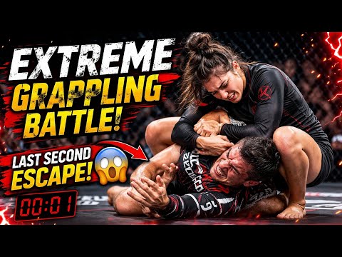 🔥 Insane Girl vs Boy Grappling Fight 😱 Crazy Moves | Watch Till End