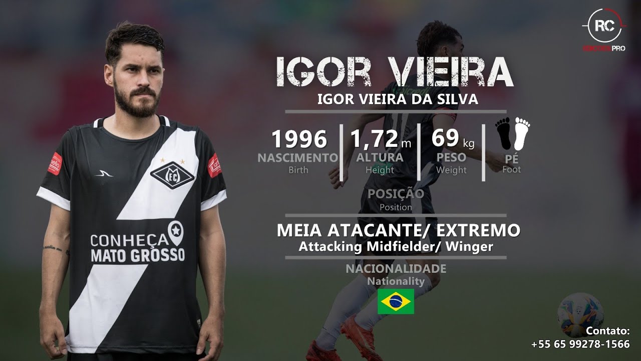 Igor Vieira - Meia Atacante / Extremo (Attacking Midfielder / Winger) - 2024 - YouTube