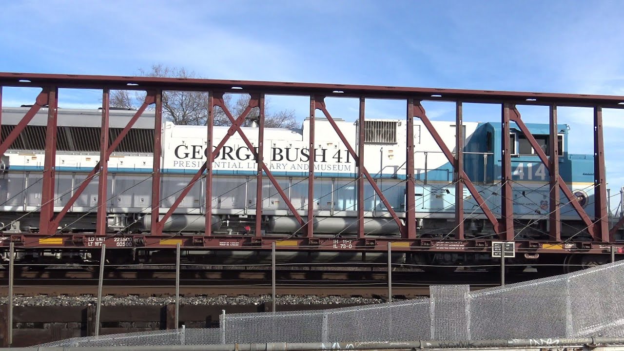 UP 4827 Manifest Meets UP 6747 With UP 4141 George Bush and UP 1943 ...