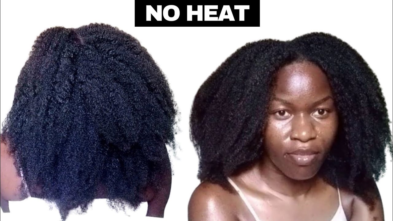 Stretching my natural hair without using heat or excessive combing ...
