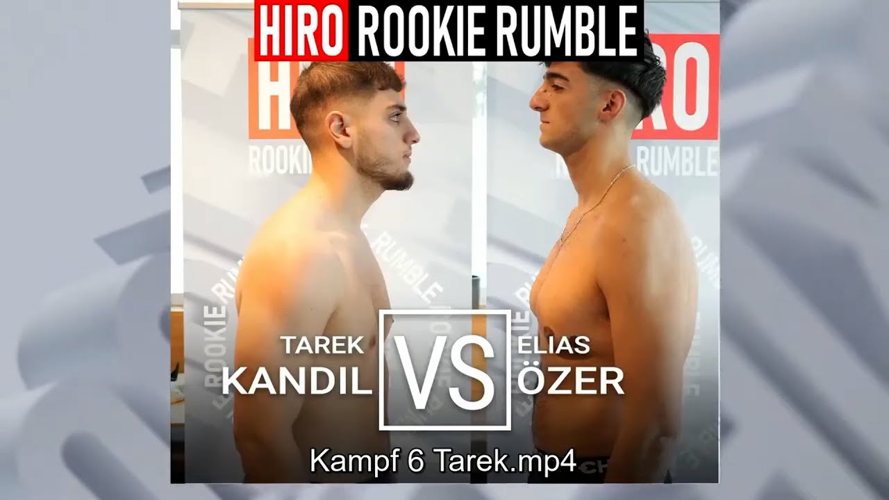 Rookie Rumble 003 Tarek Kandil vs Elias Özer - YouTube
