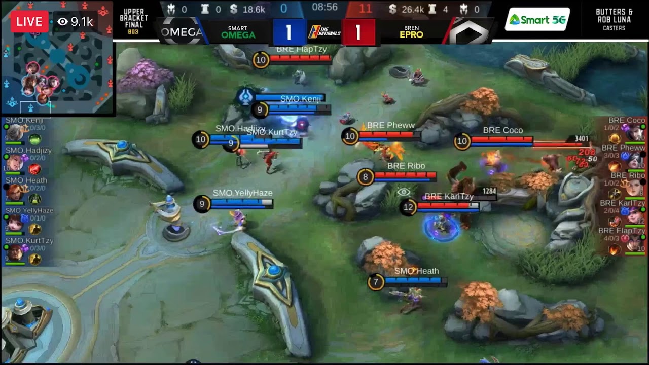 The Nationals Playoffs (upper bracket) Date:dec19,2020 BREN EPRO VS SMO ...