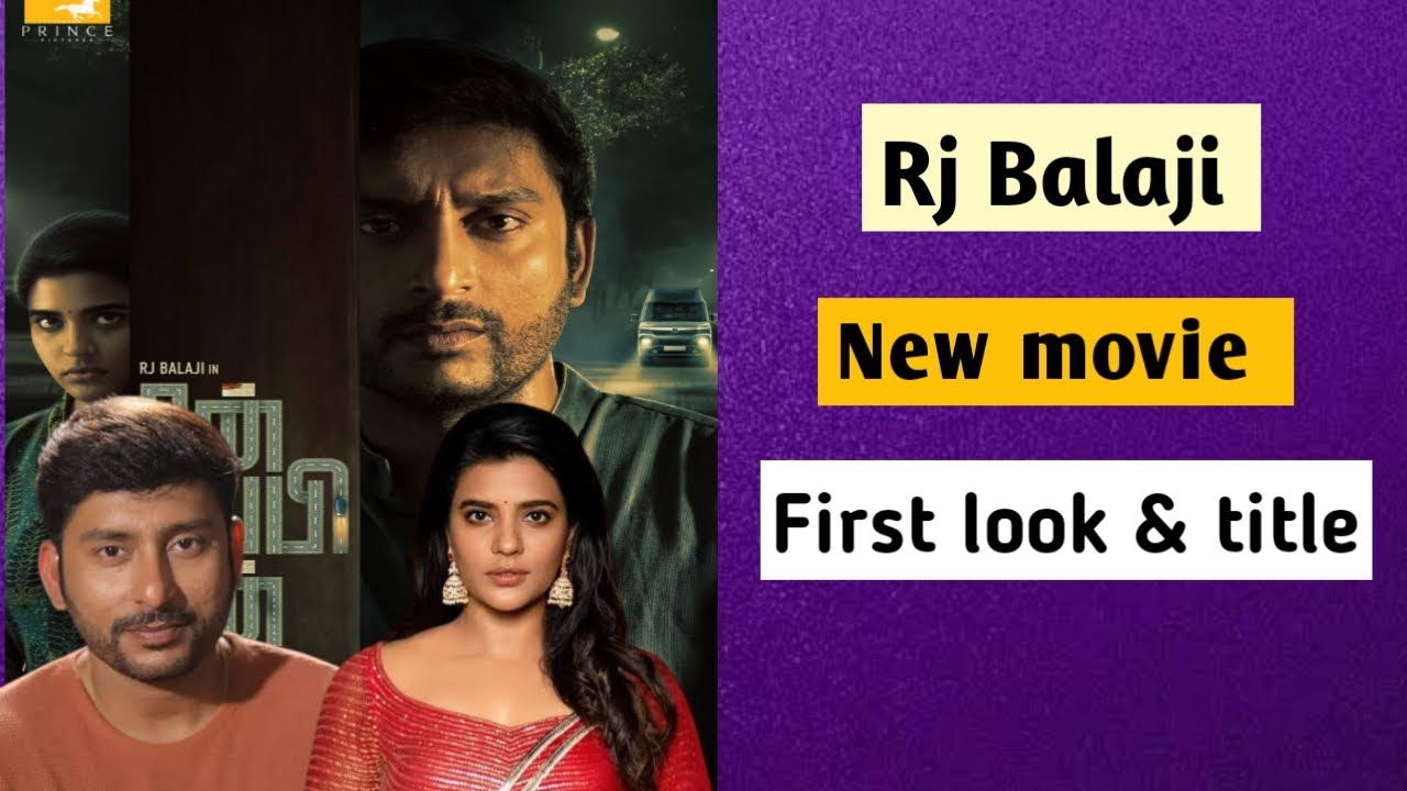 Rj Balaji new movie first look & title | run baby run | rj Balaji ...