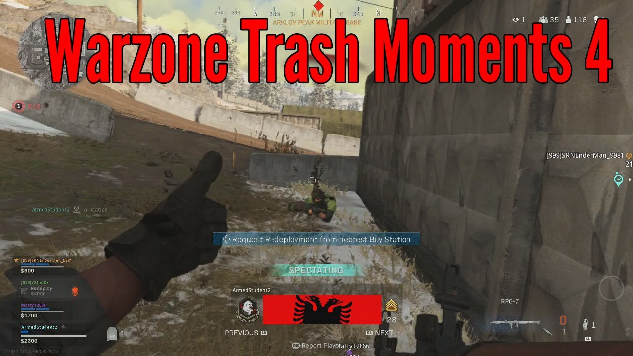 Call Of Duty: Warzone Trash Moments 4 - YouTube