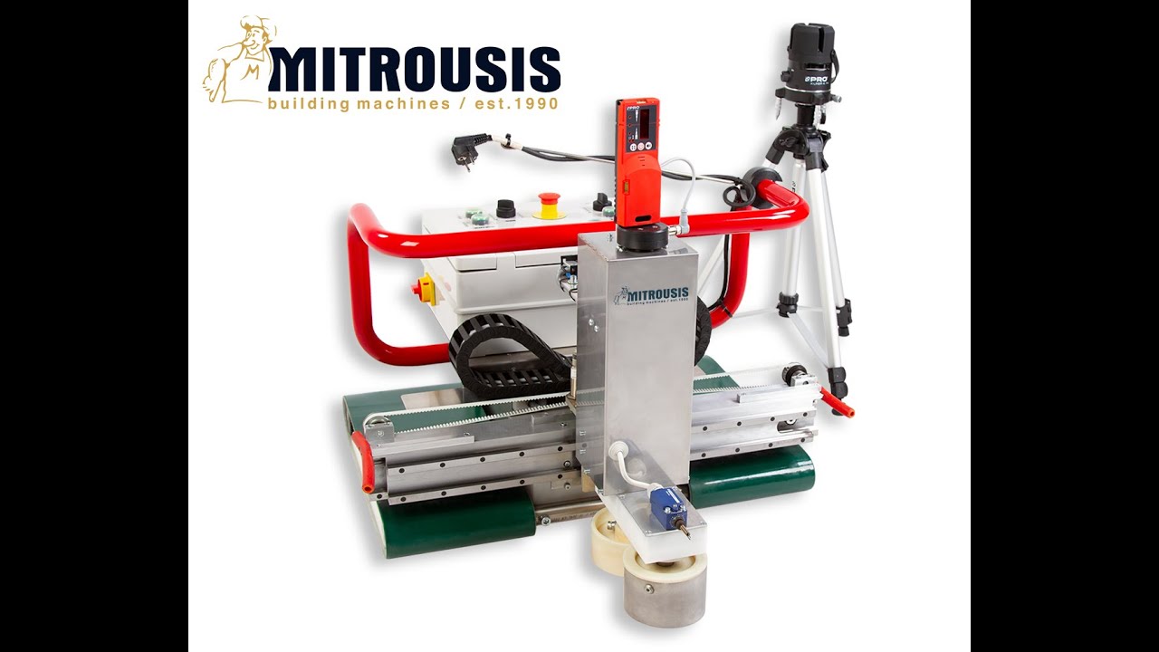MITROUSIS SCREED ROBOT "FLOORMASTER TYP 130" - YouTube