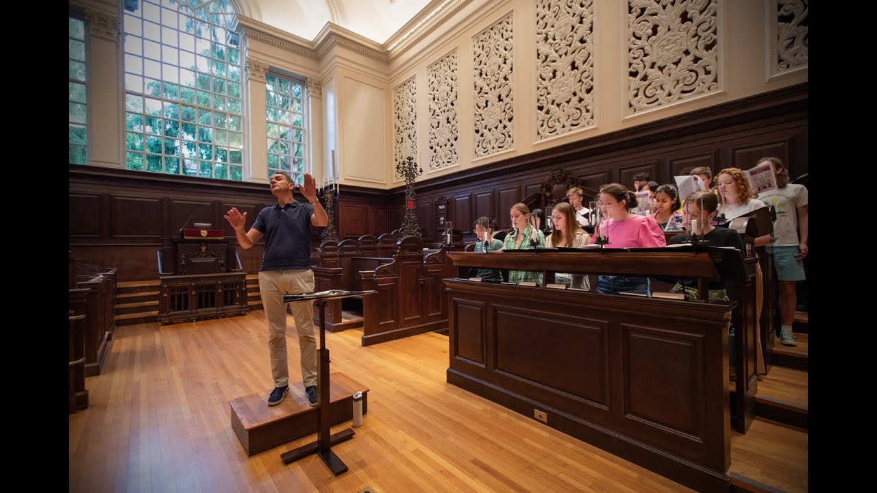 Through the Lens: Harvard University Choir Rehearsal - YouTube