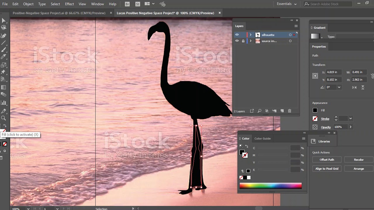 Positive Negative Space Project Tutorial - YouTube