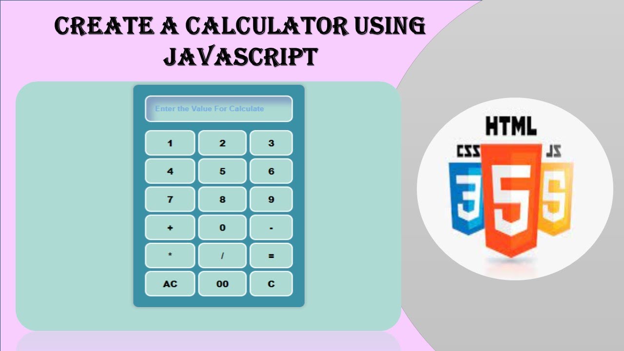 how to create a calculator using HTML, CSS and JavaScript/2023@Coding ...