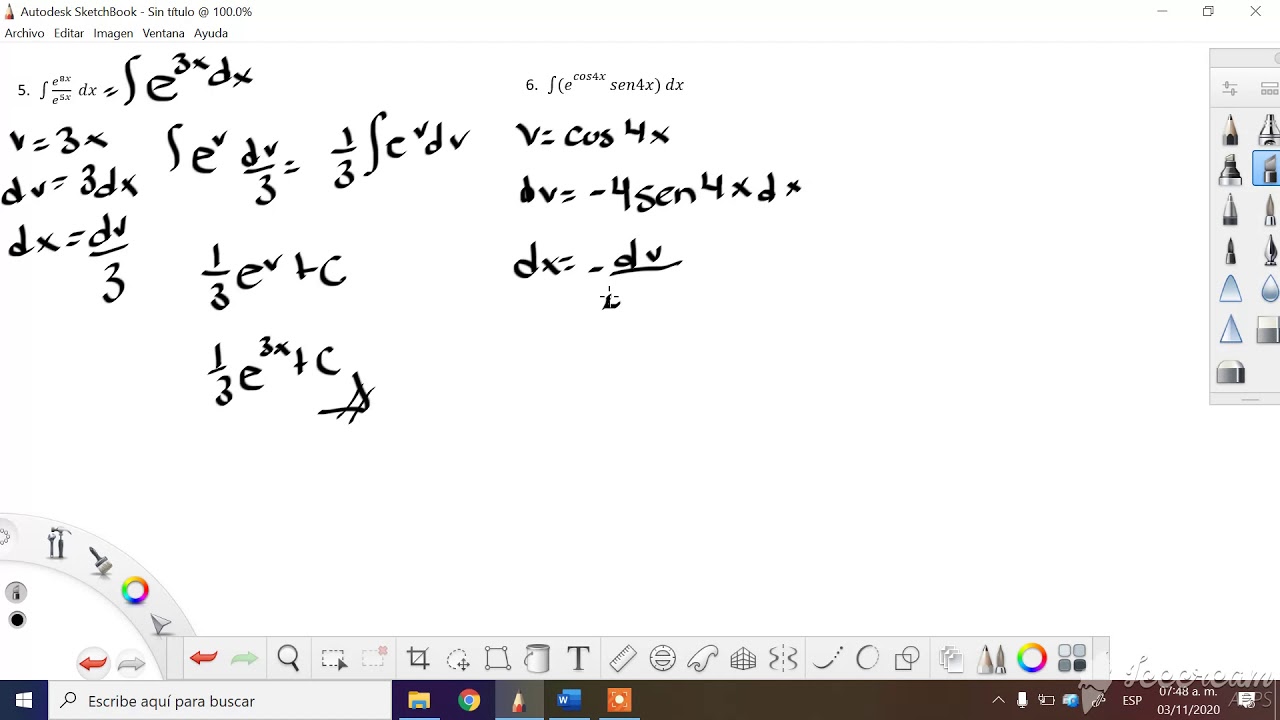 Integrales exponenciales 5 y 6 - YouTube