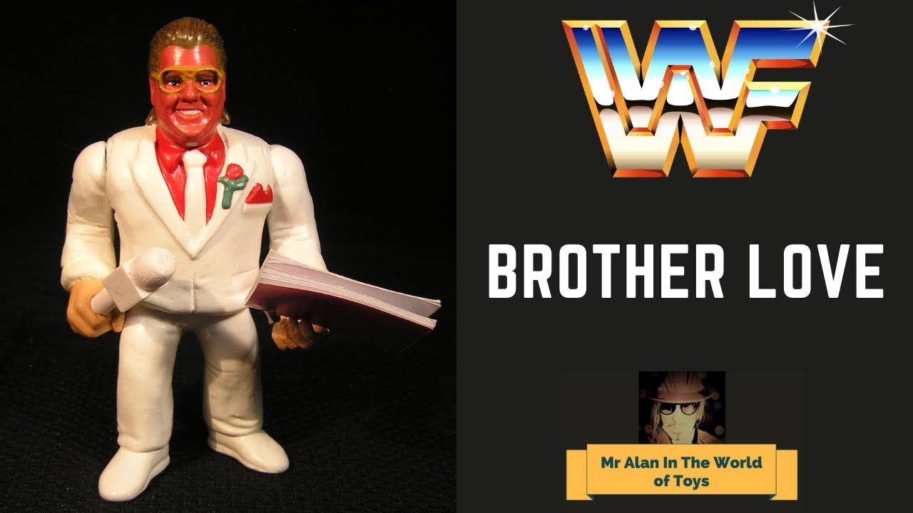 WWF Hasbro Custom Action Figure Brother Love Review - YouTube