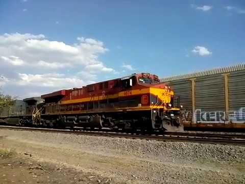 KCSM 4674,4531 ASINL Saliendo d GM Silao - YouTube