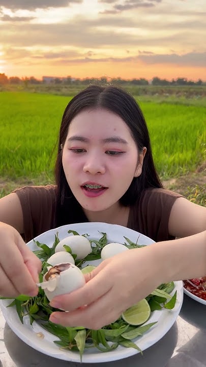 Yummy Duck egg #mukbang #food #shorts - YouTube