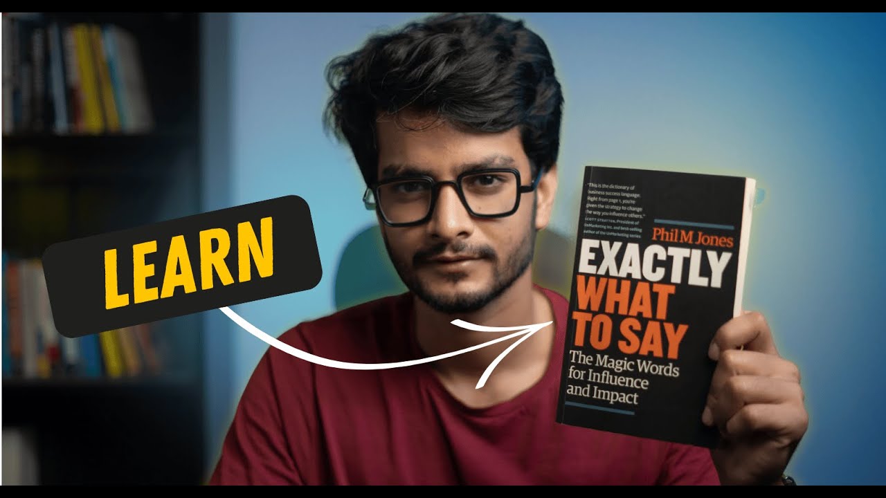 Exactly What To Say by Phil M. Jones | Book Summary - YouTube