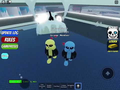 Making geno! Sans base (W.I.P) game:sans tycoon of chaos - YouTube