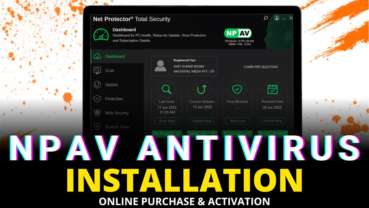 How To Install NPAV Antivirus In PC | Net Protector Antivirus 👨‍💻 - YouTube