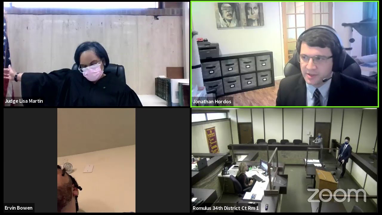 Judge Lisa Martin's Personal Meeting Room - YouTube
