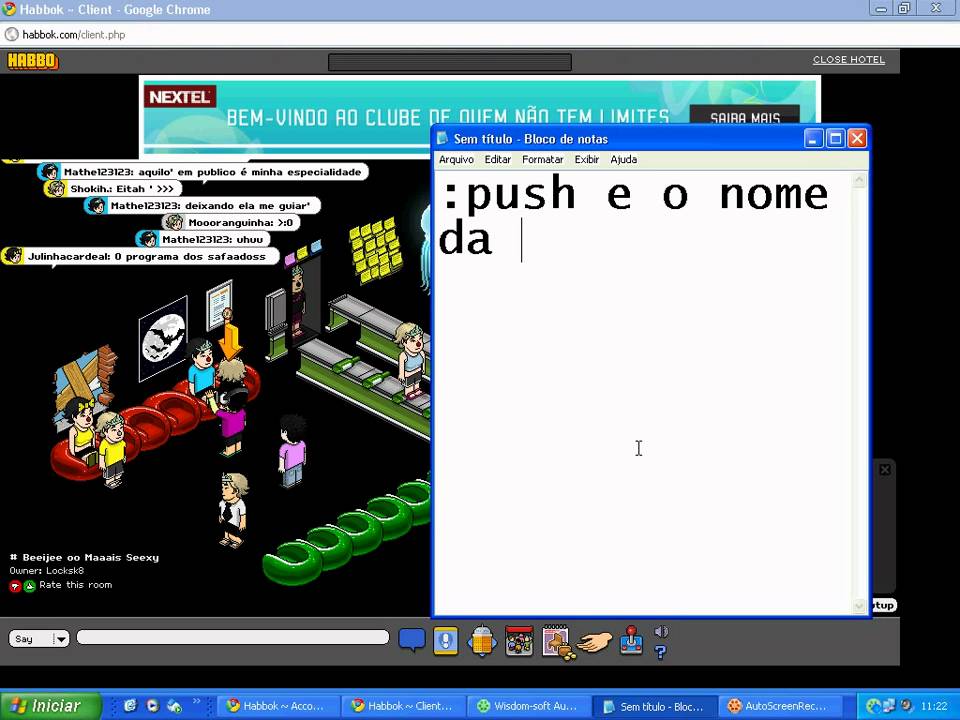 Como empurrar no habbok - YouTube