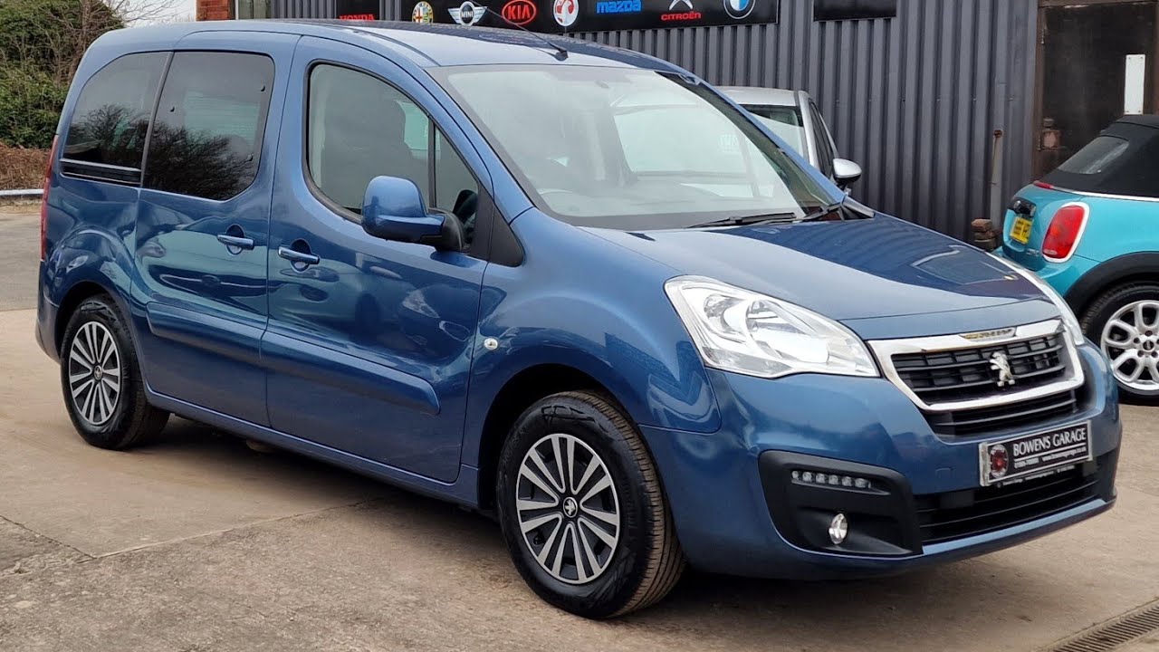 2017 (67) Peugeot Partner Horizon RS 1.6 HDi WAV 5Dr in Kyanos Blue ...