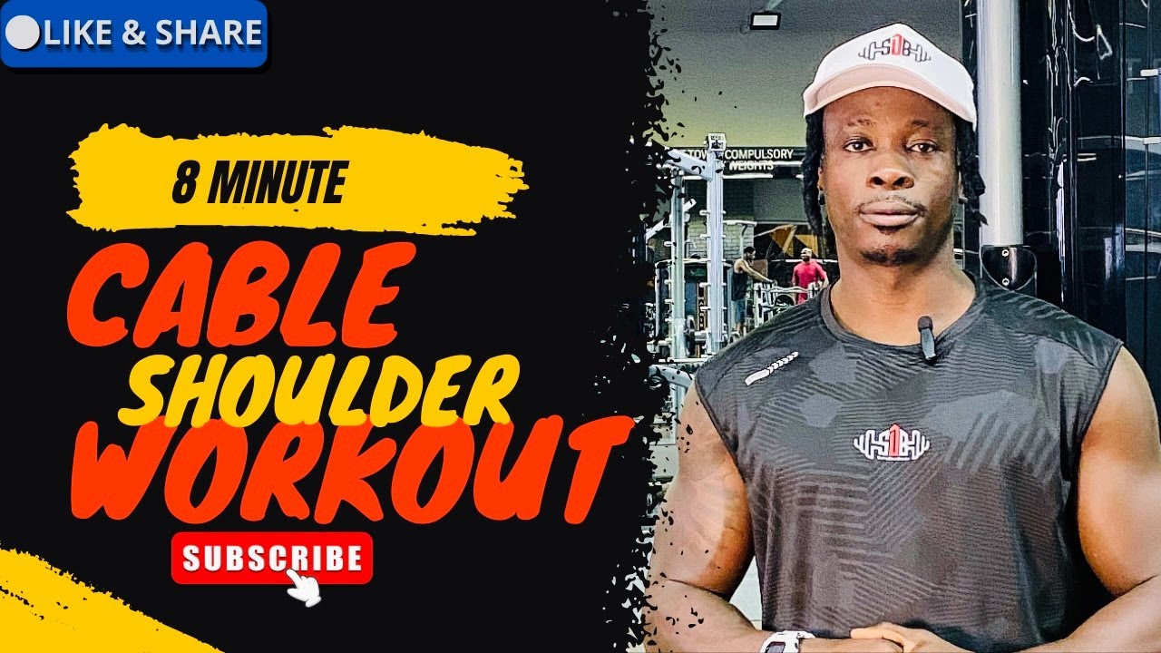 8 Min Cable Shoulder Workout - YouTube