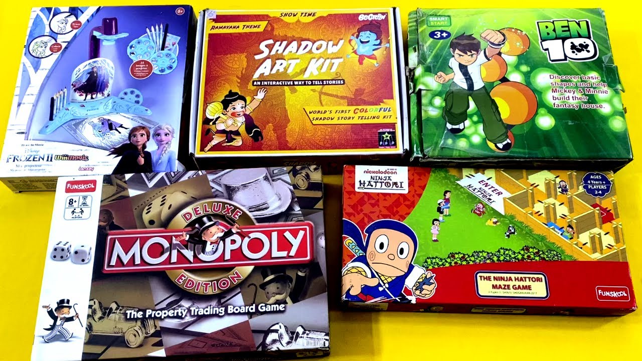 Collection of Monopoly, NinjaHathori, Ben ten , Shadow art kit and ...