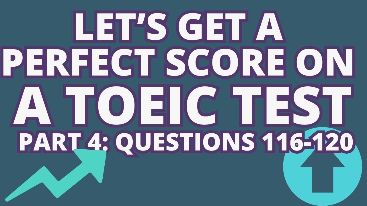 TOEIC TIPS! Let's do a #TOEIC test together. Answering questions 116 ...