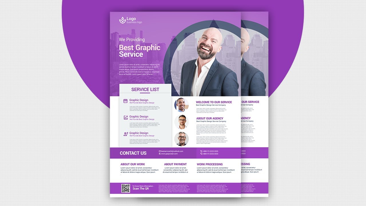 How to Create a Business Flyer Templates Design | Adobe Photoshop flyer ...