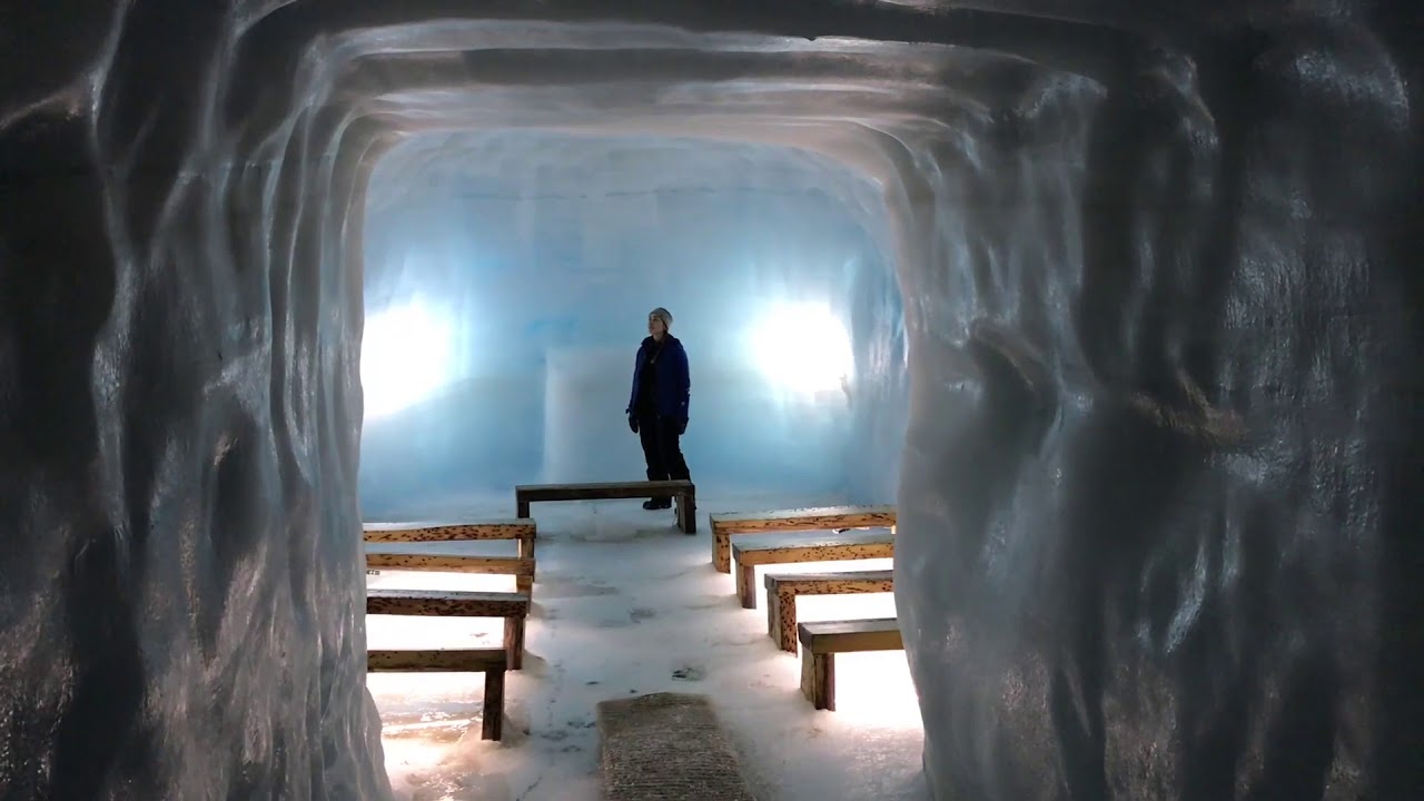Singing in an ice cave - YouTube