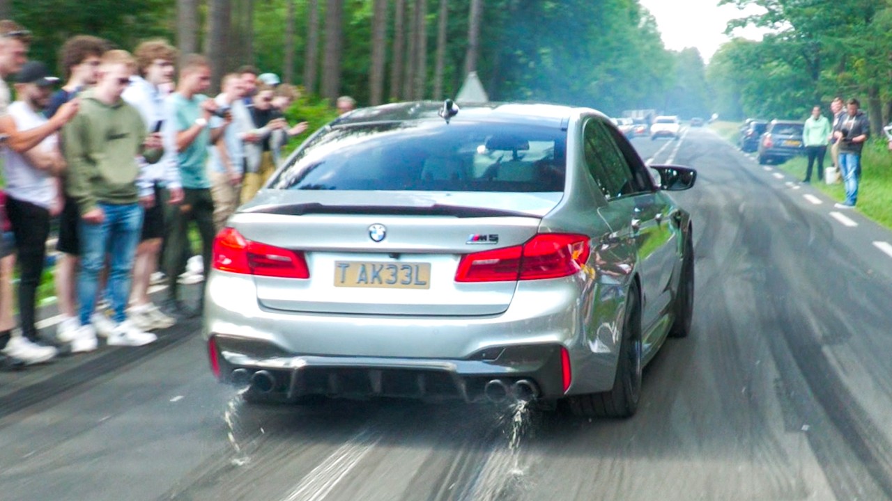 BMW M Cars Accelerating, CLOSE CALLS! M5 E60, M3 E92, E36, M2, 800HP M5 ...