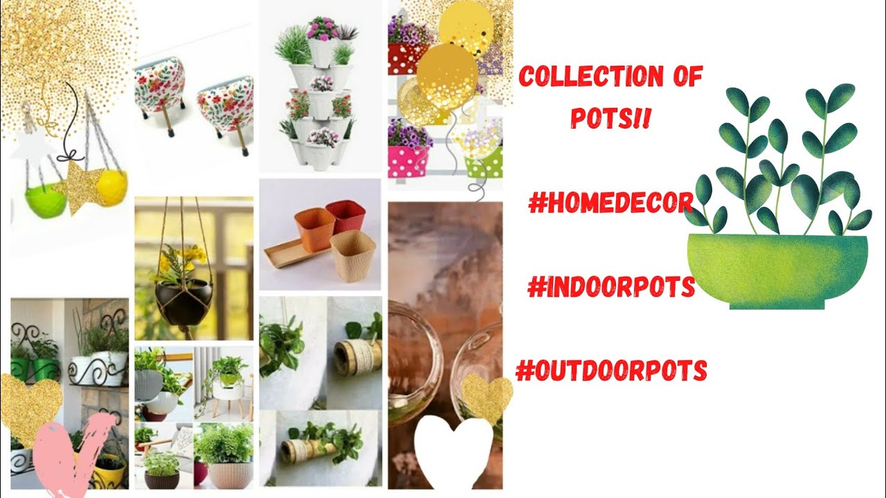 collection of plant pots!! Indoor and Outdoor plants pots!! pots and ...