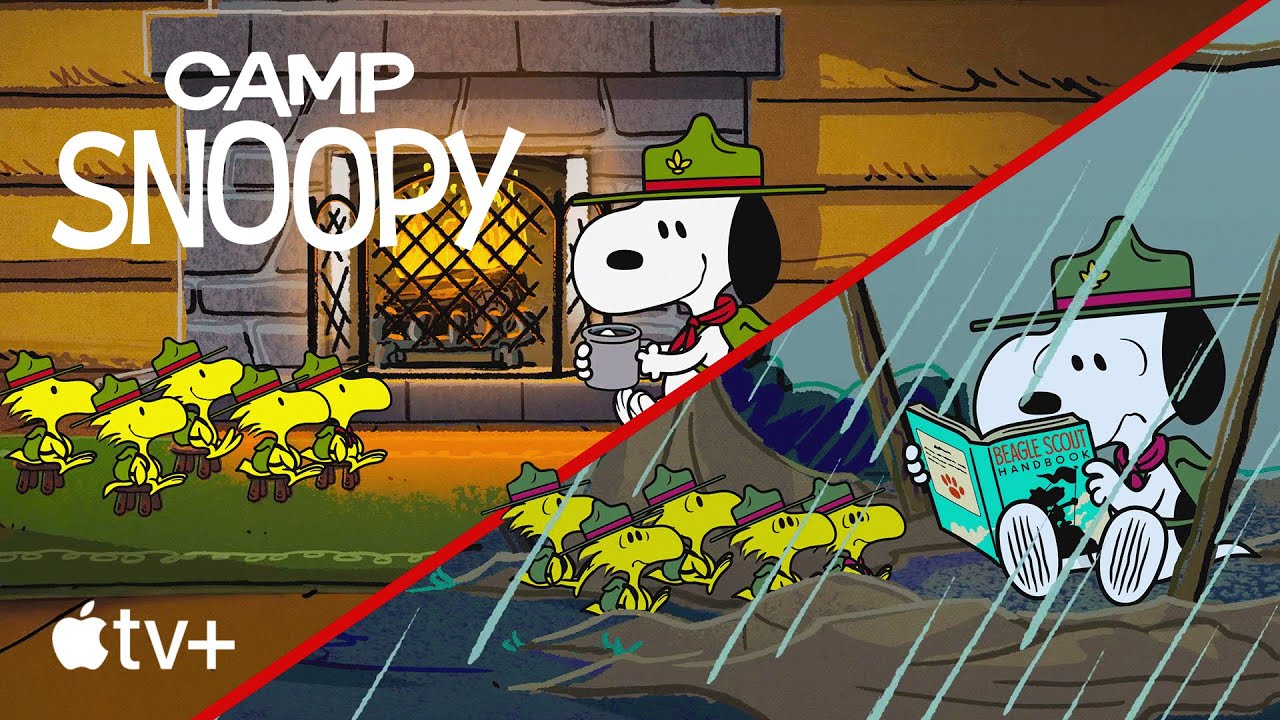 STUCK in the RAIN ☔️ | Camp Snoopy | Cartoons for Kids - YouTube